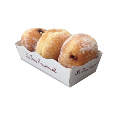 carton de trio de mini beignets 3 chocolats (10x3) | DPSMARKETSN