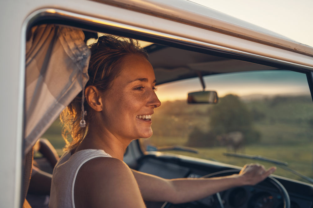 Auf zu einer entspannten Autofahrt in den Urlaub...