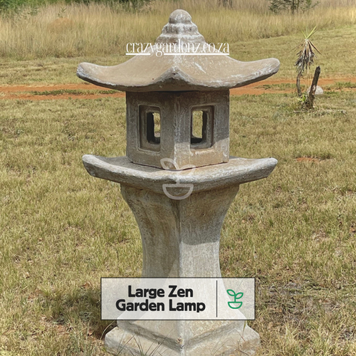 Zen Concrete Garden Lamp Large Crazy Gardenz