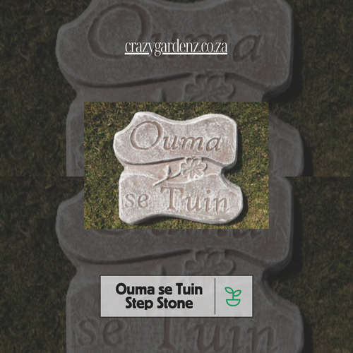 'Ouma se Tuin' Concrete Step Stone | Crazy Gardenz