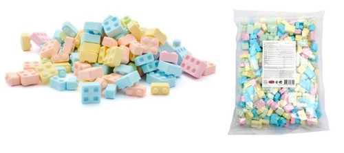 Dr sweet candybricks LEGO snoepjes 1 kilo | Niels popcorn