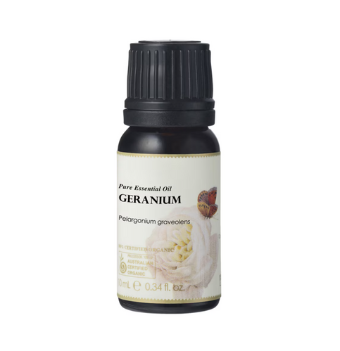 Geranium Oil - 100% Certified Organic - Ausganica | the raw store
