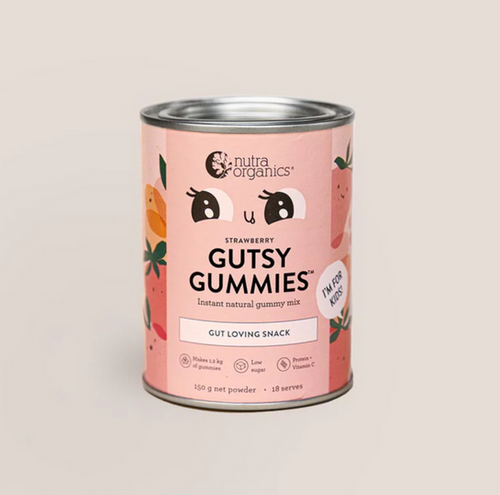 Nutra Organics Gutsy Gummies - Kids Gelatin Treats - Strawberry | the ...