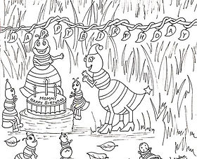 printable madhubani art coloring pages