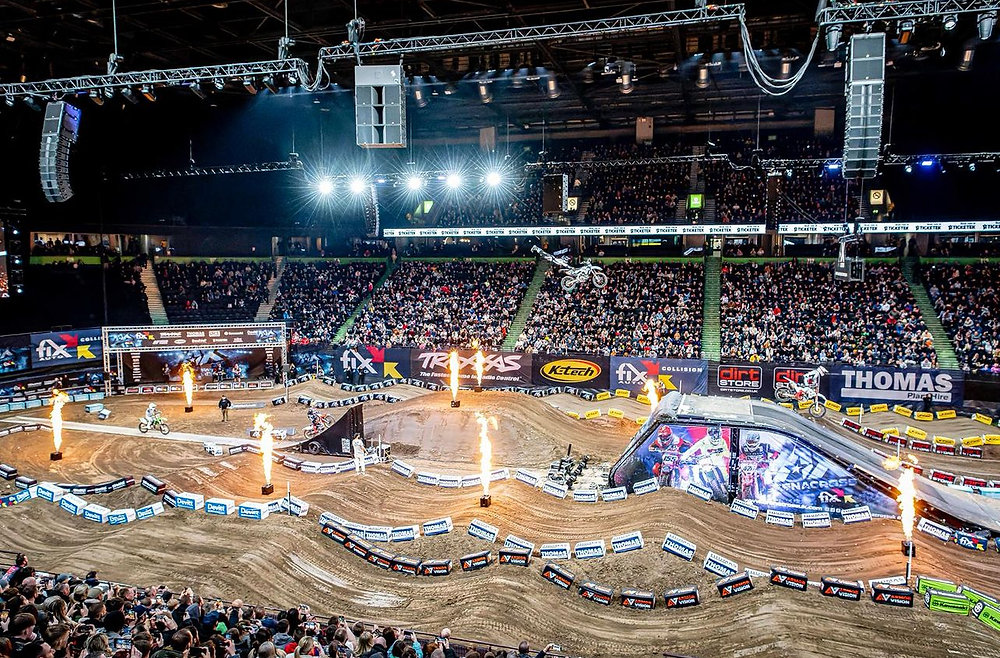 Nick Jevons Designs Ignites the 2024 Arenacross Tour with Unmatched Energy