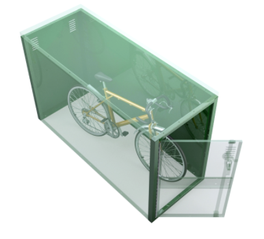 Space Saving Steel Bicycle Locker | California Outdoor