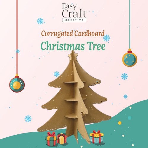 Corrugated Cardboard Christmas Tree | Trio