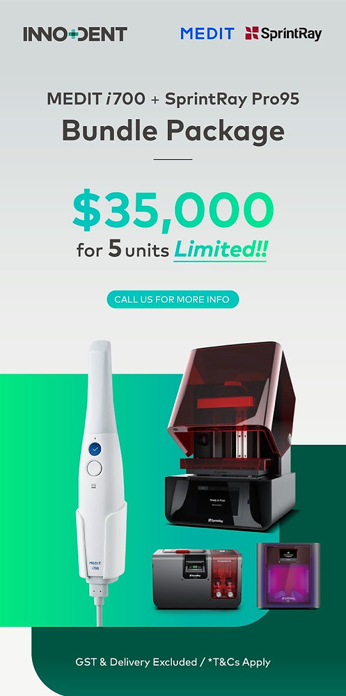 ONLY 5 Units limited - Medit i700 IO Scanner + SprintRay Printer at $35,000