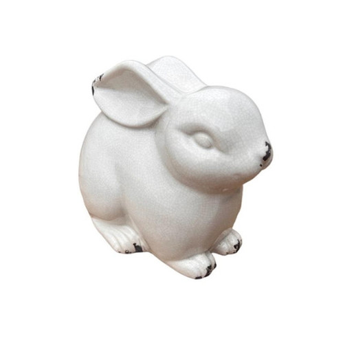 Ceramic Sitting Bunny | FunkyMonkeyStuff