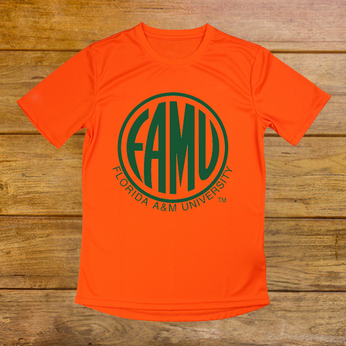 FAMU Green Circle Logo Youth Tee | Baby Rattler