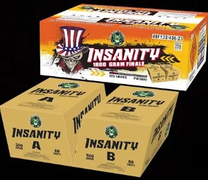 1000 Gram Insanity | Al's Fireworks