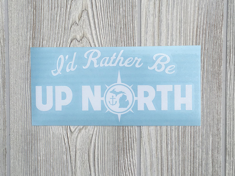 Made in Michigan Vinyl Decal by The Mighty Mitten