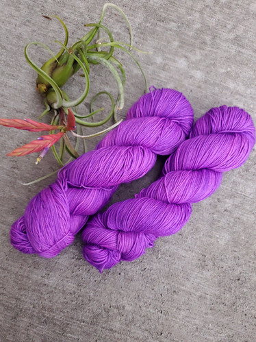 Dyed to Order*** Electric Eggplant | AndromedaHandWorks