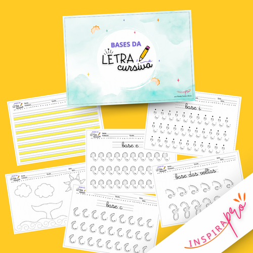 Bases da letra cursiva | Inspirapro