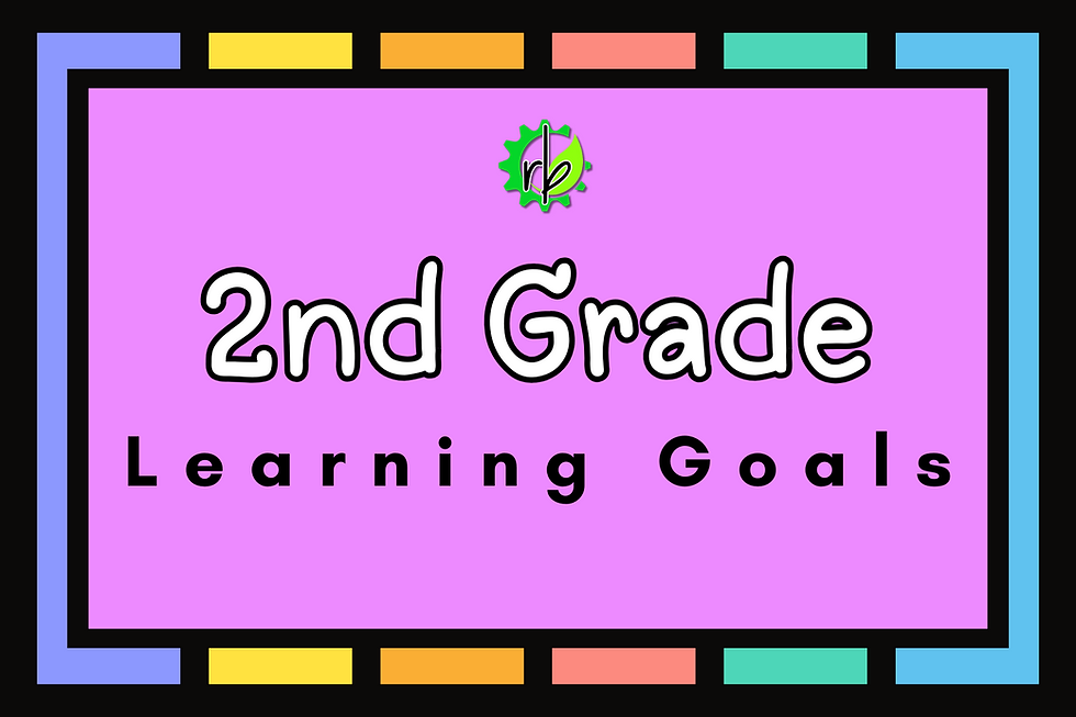 Third Grade Learning Goals