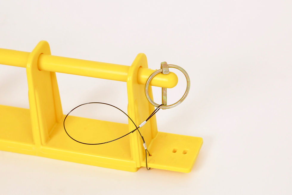 Load Bar, Strap & Equipment Storage Rack - YellowRack