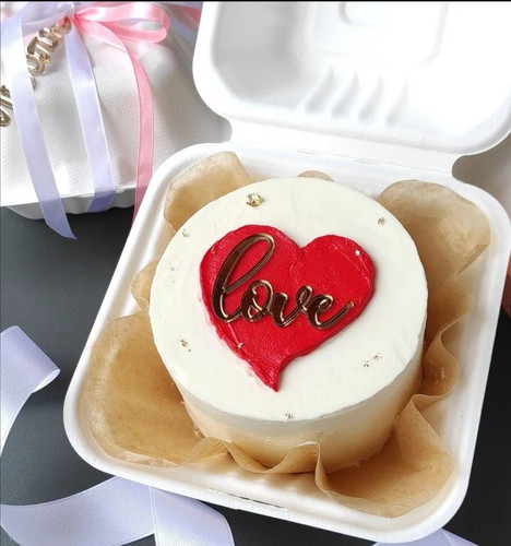 Valentine Bento Cake (5 inch) | Sweet Flour