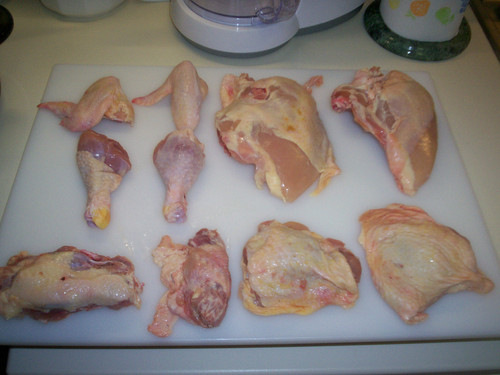 Halved cut-up chicken | Triple S Farms