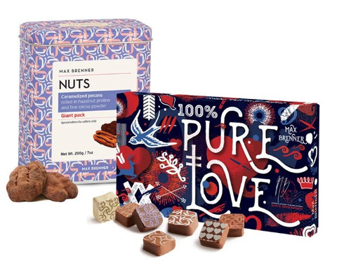 PURE LOVE 18 顆果仁糖和巨型堅果 | Max Brenner Tw