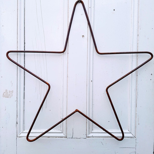 Large decorative metal star | Posh Tat