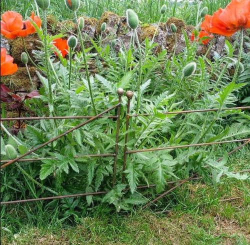 Heritage border edging- 5 bar gate style | The Rustic Garden Co