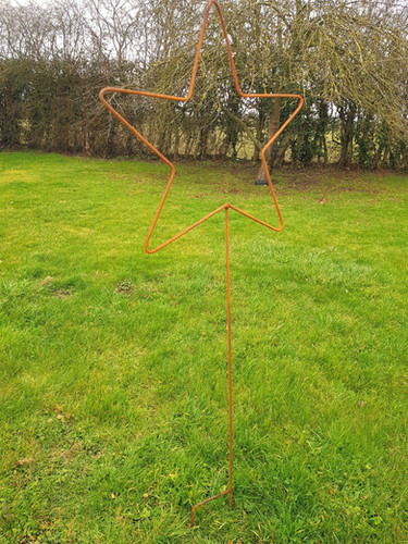 Tall Decorative Star Stake | Posh Tat