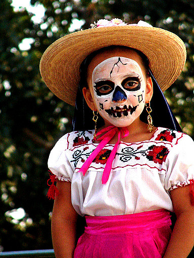 Dia de Los Muertos, festival que celebra o dia de finados.