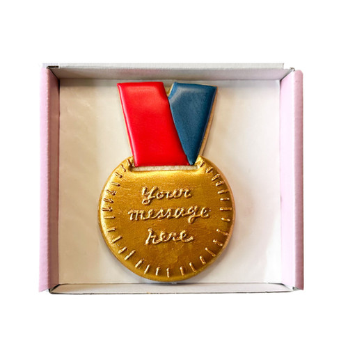 Mini Personalised Medal Biscuit | Tokidokie Cookies