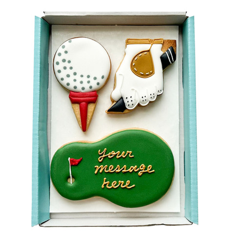 Personalised Golf Fan Biscuit | Tokidokie Cookies