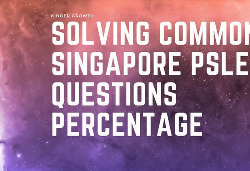 Beginner Step-By-Step Solving Common Maths PSLE Questions : Percentage ...