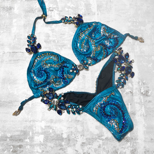 Turquoise Glam Bikini | BILBO SPORTSWEAR