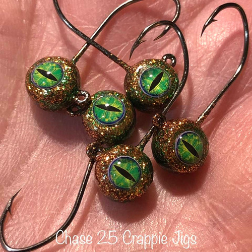 FOOL'S GOLD Lizard (5 pack) | Chase25 Crappie Jigs