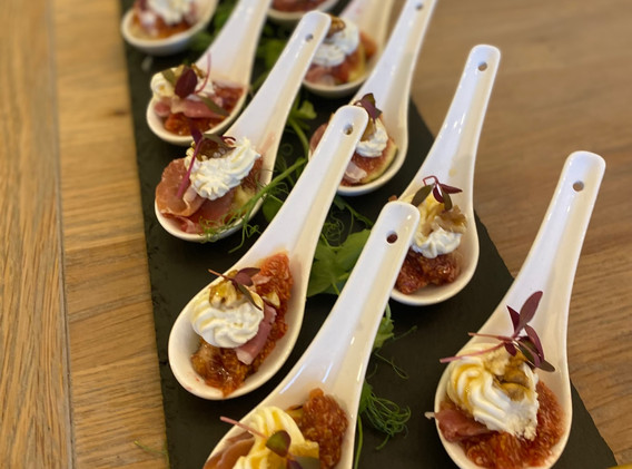 Bespoke Dining Experience Canape Style