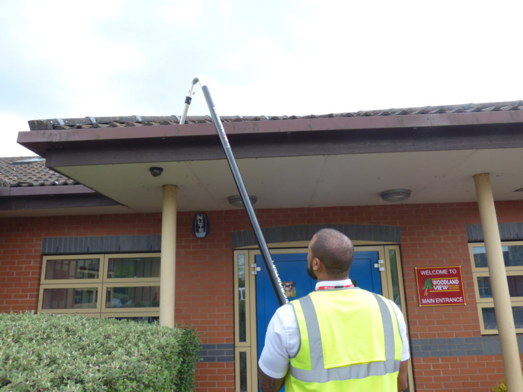 HIGH REACH GUTTER CLEARING | Premier Drainage Co. Ltd.