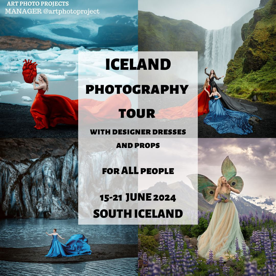 ICELAND photography portfolio tour for models and photographers 2024 ...