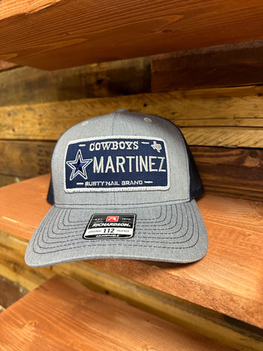 Dallas Cowboys Custom Plate Trucker Style | Rusty Nail Brand