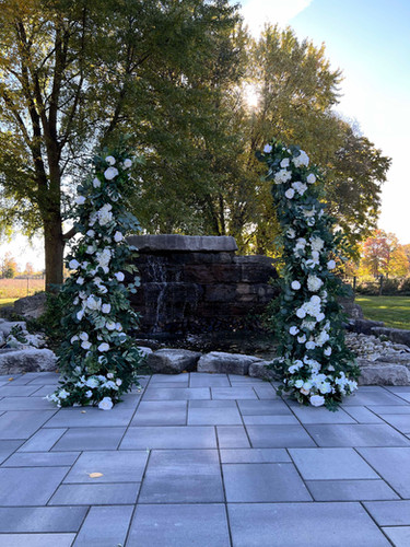 Broken Floral Arch / Floral Pillars | Better Together