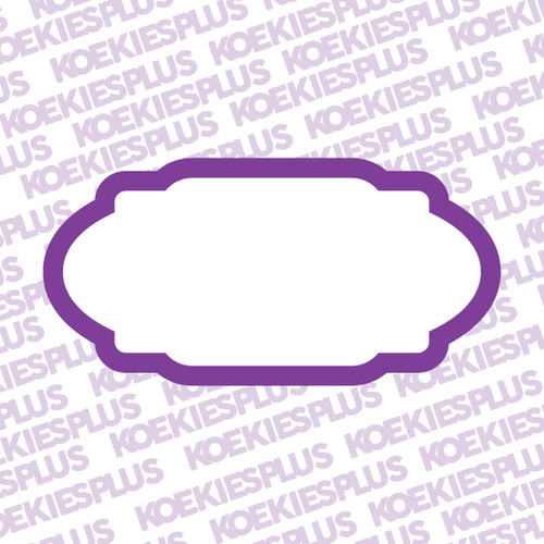 KP Plaque 7 shape cutter | Koekies Plus
