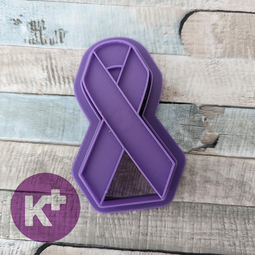 Cancer Awareness Ribbon stamp cutter | Koekiesplusalt