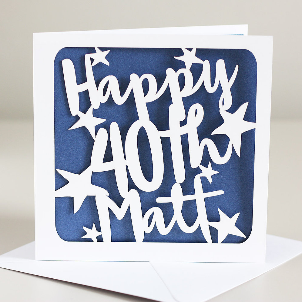 Personalised 40th Birthday Card Witm personalised-40th-birthday-card-witm