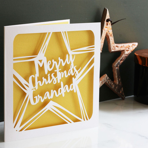 witm| Personalised Christmas Star Card