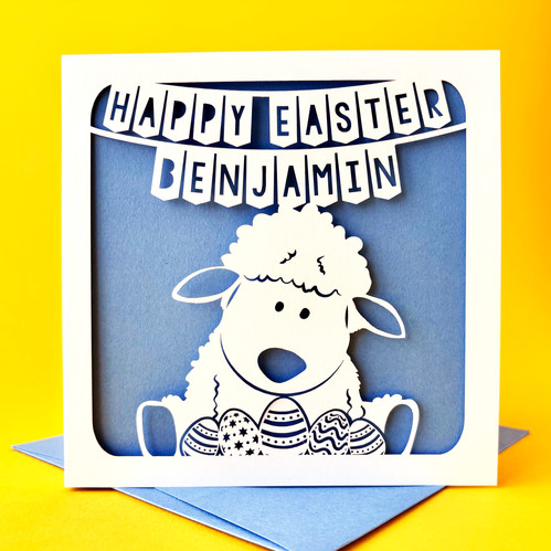 witm| Personalised Lamb Easter Card
