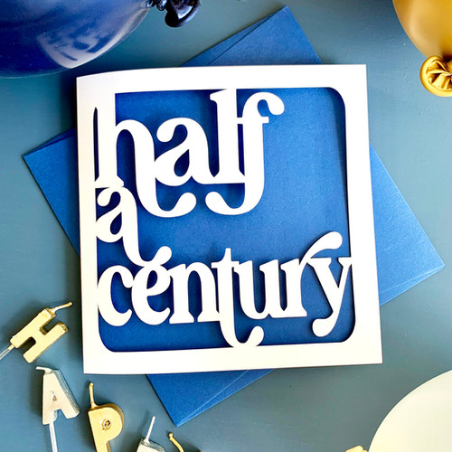Whole in the Middle | Half a Century Birthday Card