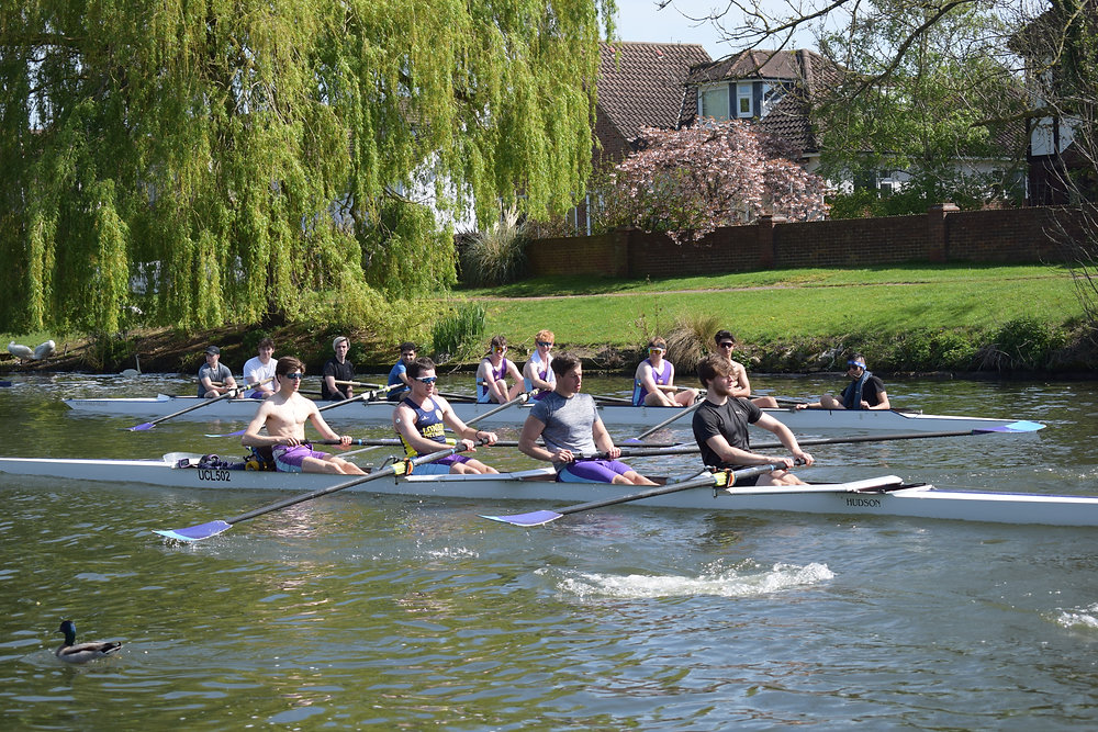 Staines welcomes University College London for their Easter rowing camp