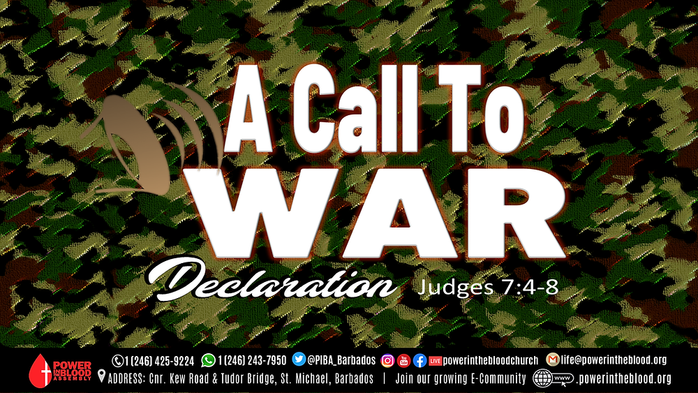 A Call To War: Responsibility of the Army | Declaration