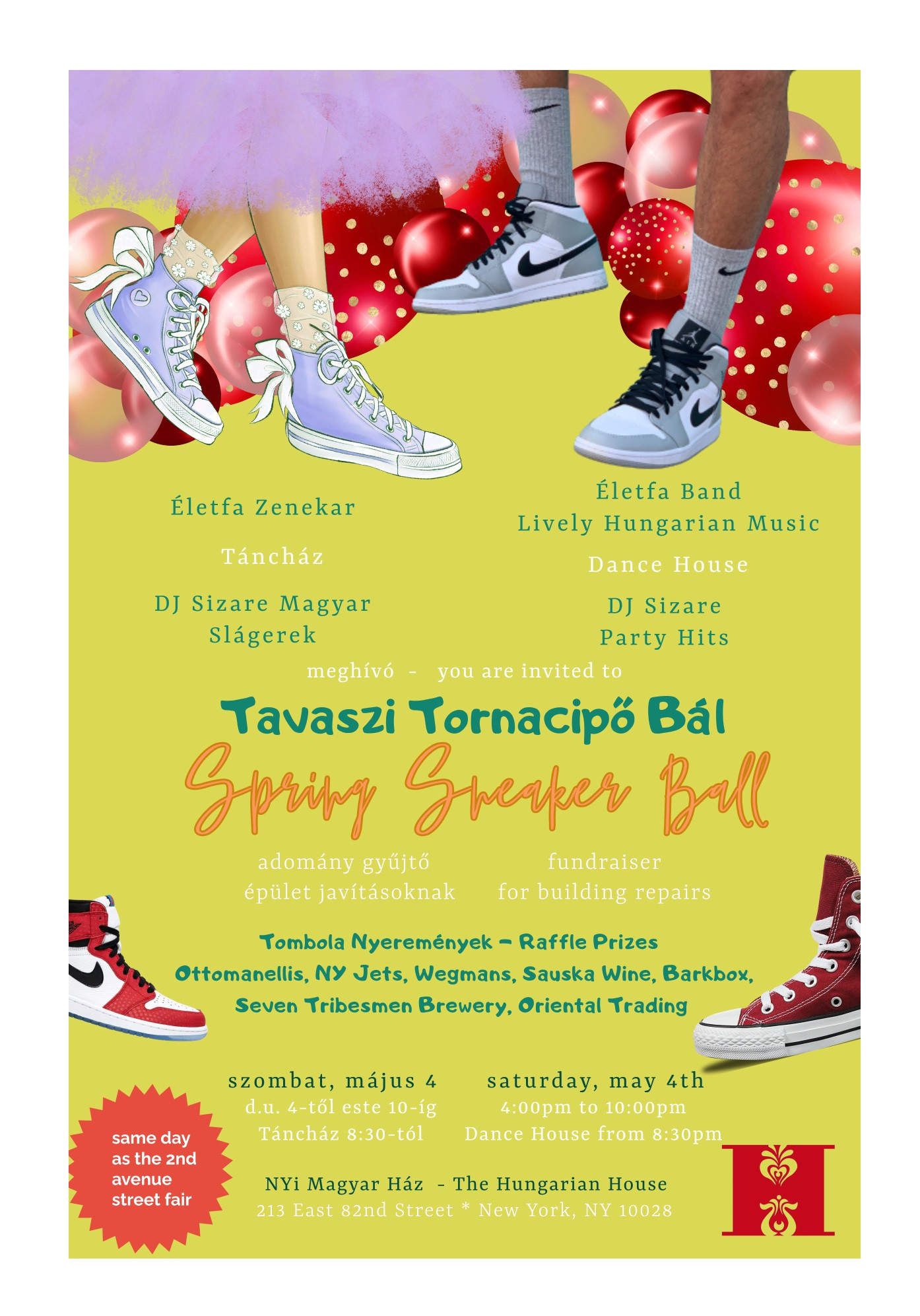 Spring Sneaker Ball Fundraiser & TáncházUpcoming Event