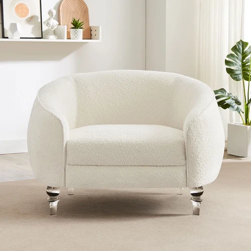 Boucle Puff Chairs | Owego Home