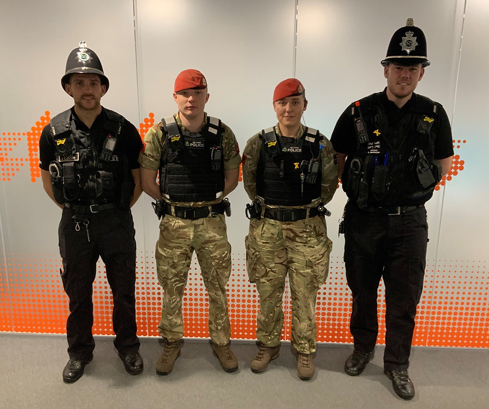 Military police get first taste of frontline policing