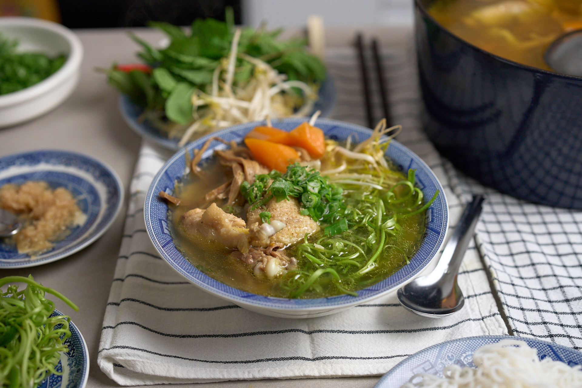 Chicken and Bamboo Noodle Soup (Dried Bamboo) | Vietnamese Recipes ...